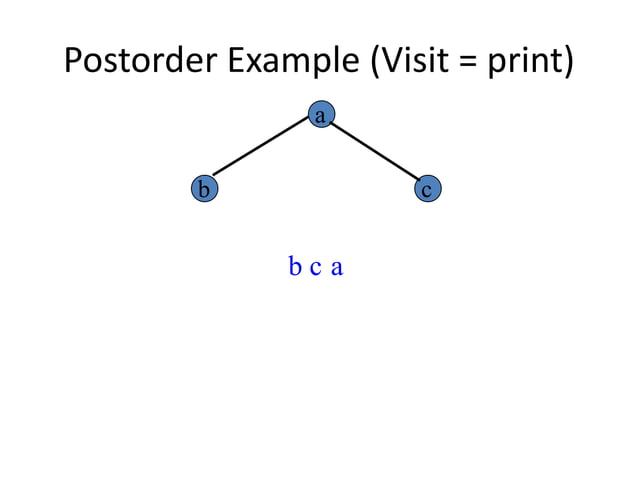Lecture 6 tree traversal | PPTX | Programming Languages | Computing