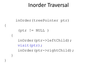 Lecture 6 tree traversal | PPTX