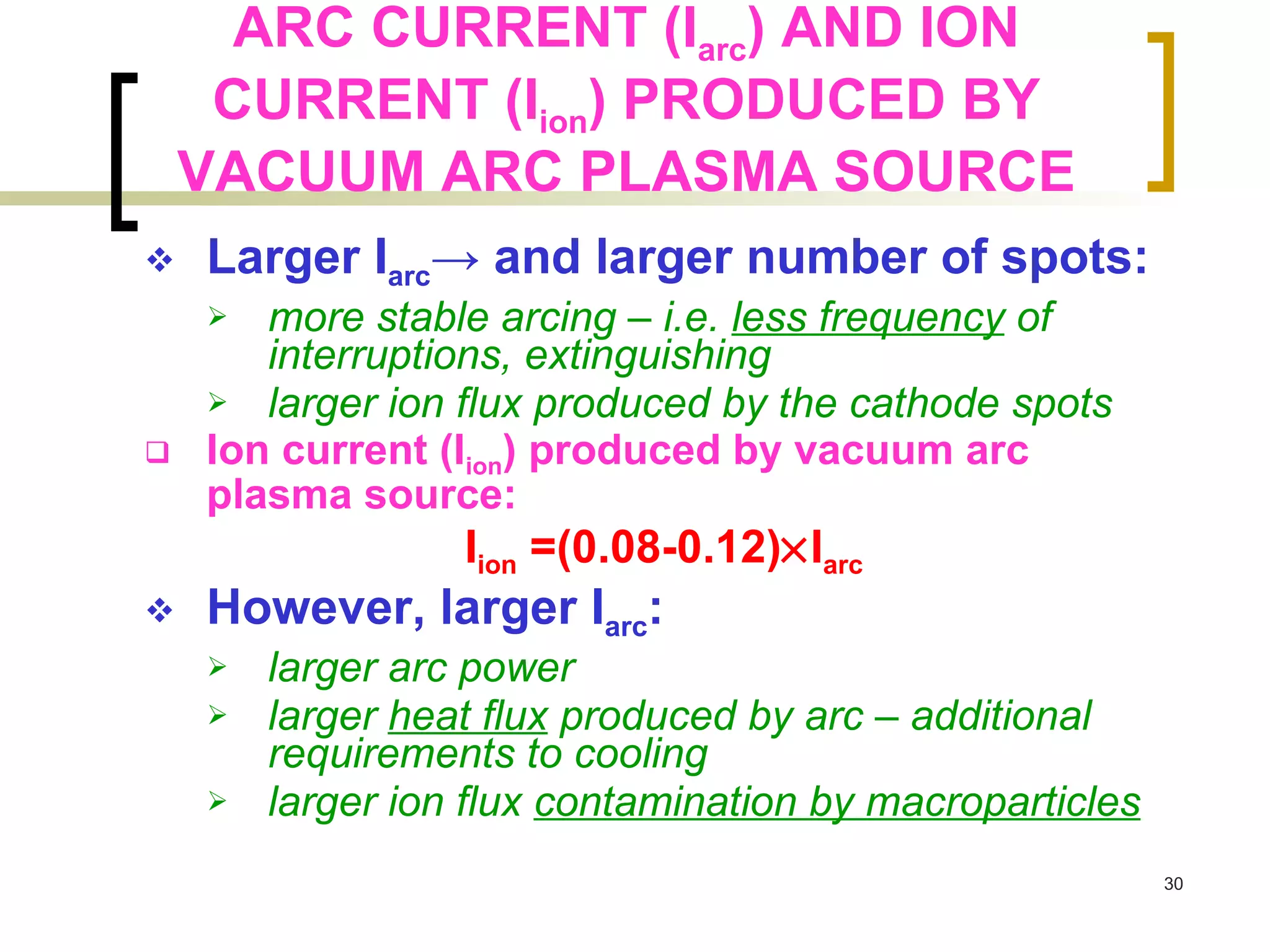 Vacuum arc deposition (Yan Valsky) - Lecture Dr.V.Zhitomirsky (Coating ...