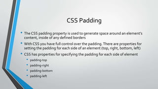 Web Development - Lecture 6 | PPT