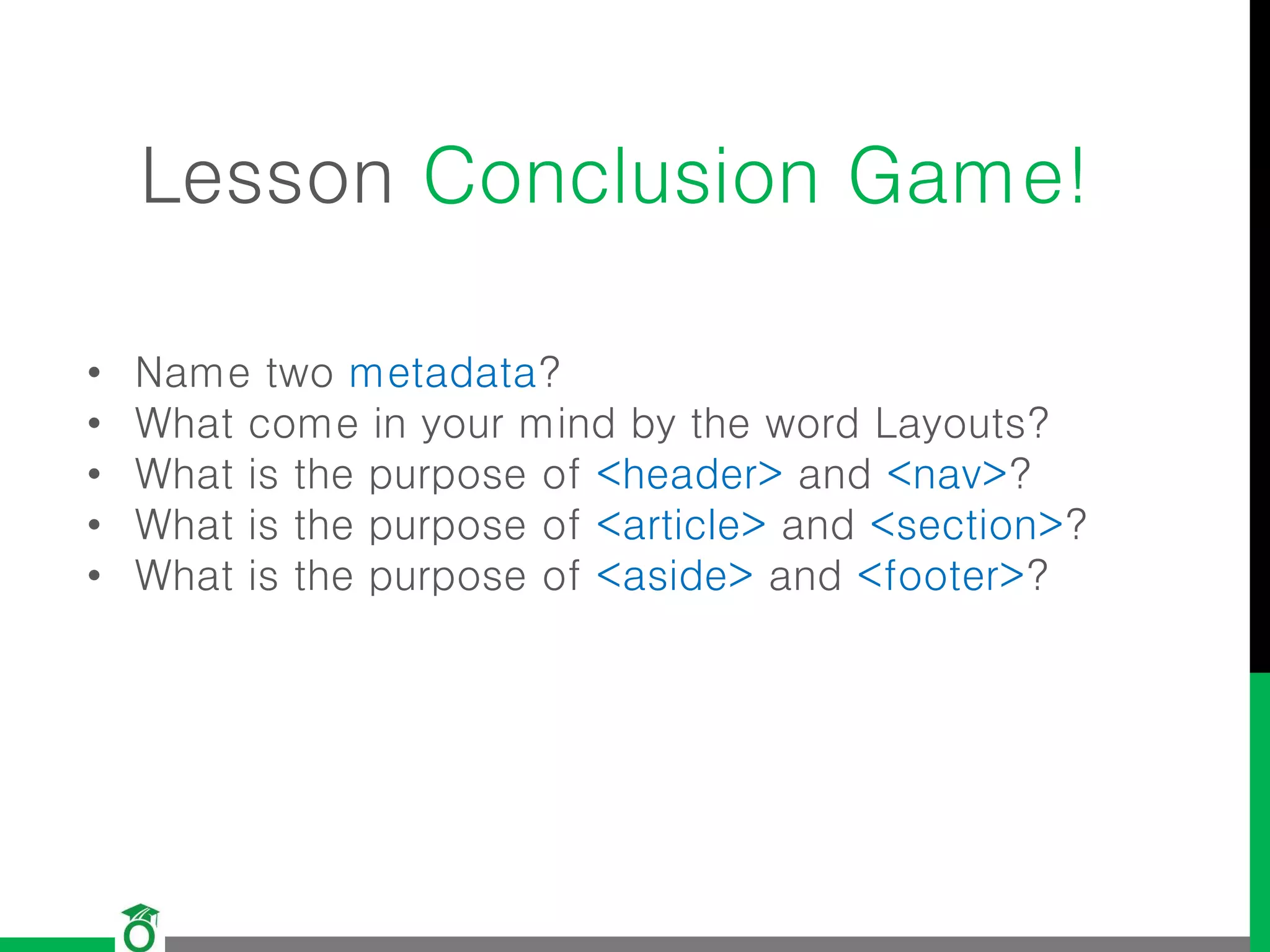 Lecture6 web design and development | PPTX | Web Design and HTML | Internet