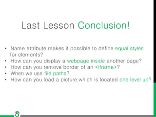 Lecture6 web design and development | PPTX | Web Design and HTML | Internet