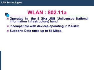 Lecture6(Wireless La Ns) | PPT