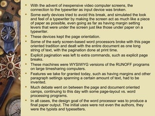 word processing history | PPT