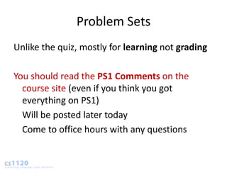 Class 7: Programming with Lists | PPT