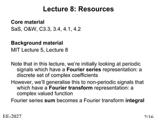 Lecture7 Signal and Systems | PPT