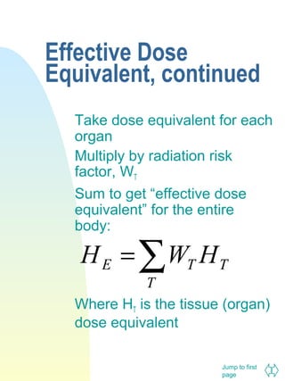 Lecture 7-RADIATION PROTECTION | PPT