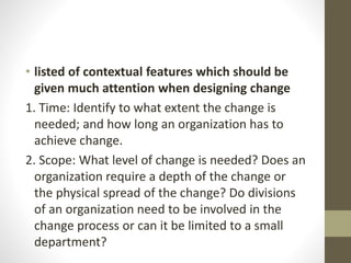 Organizational Change | PPT