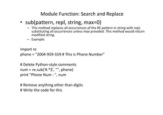 Python - Lecture 7 | PPT