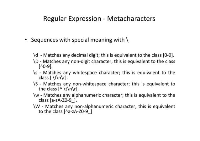 Python - Lecture 7 | PPT