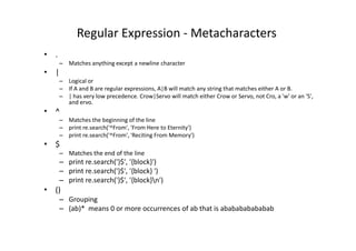 Python - Lecture 7 | PPT