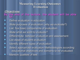 Student Evaluation System