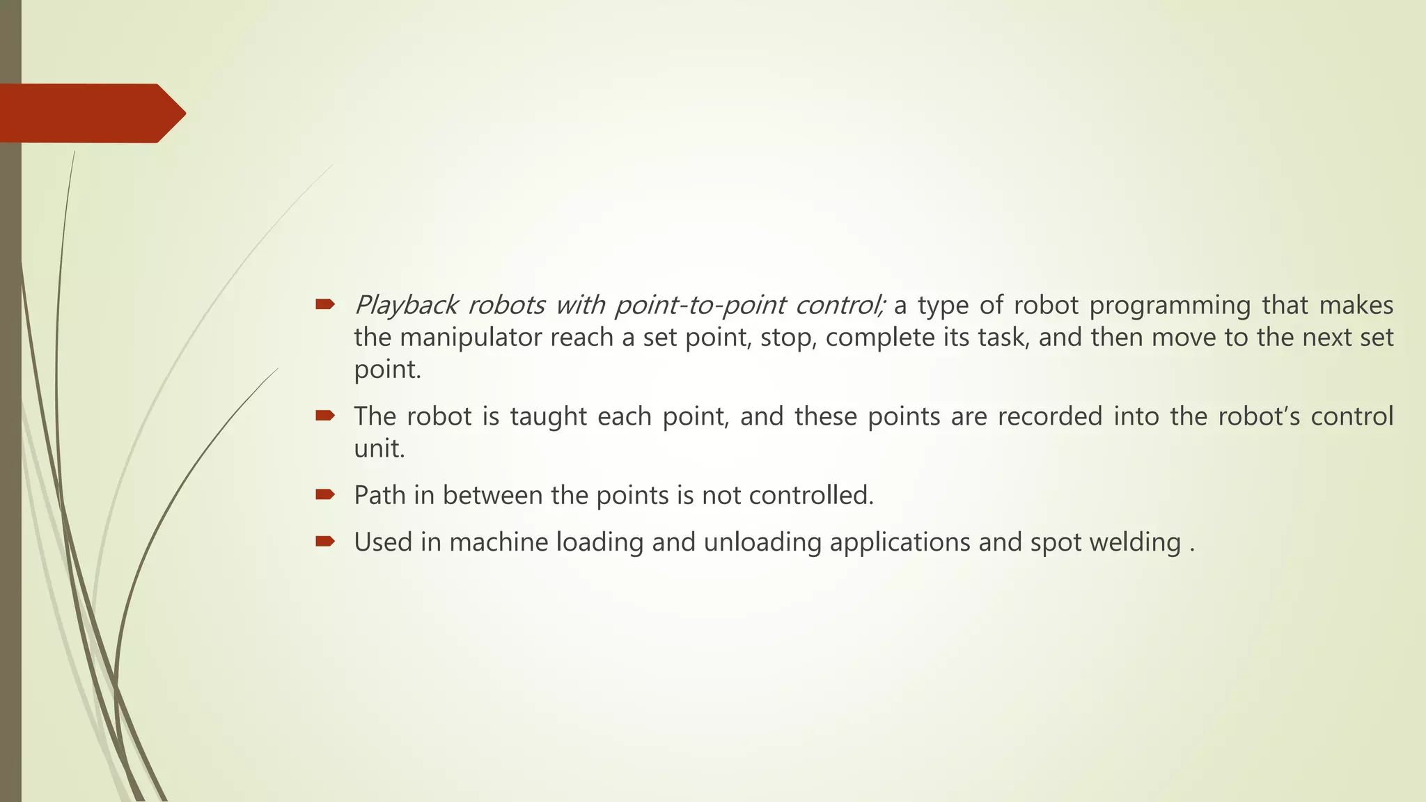 Robot Path Control | PPTX