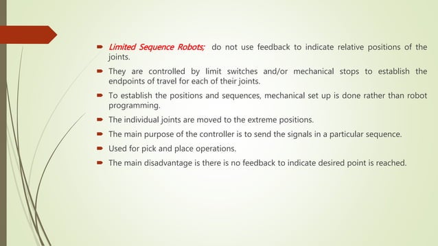 Robot Path Control | PPTX | Robotics | Technology & Computing