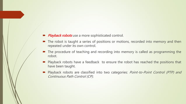 Robot Path Control | PPTX | Robotics | Technology & Computing