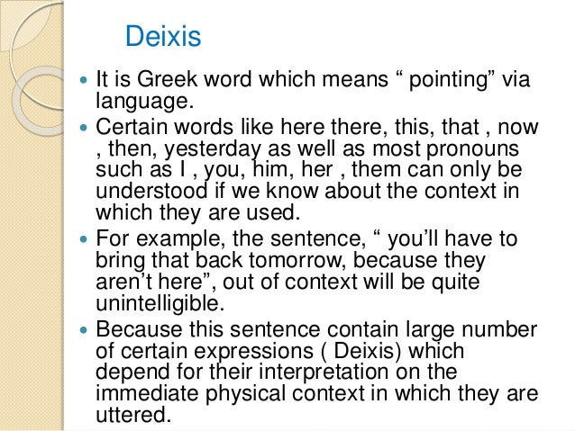 Lecture 7 semantics and Pragmatics