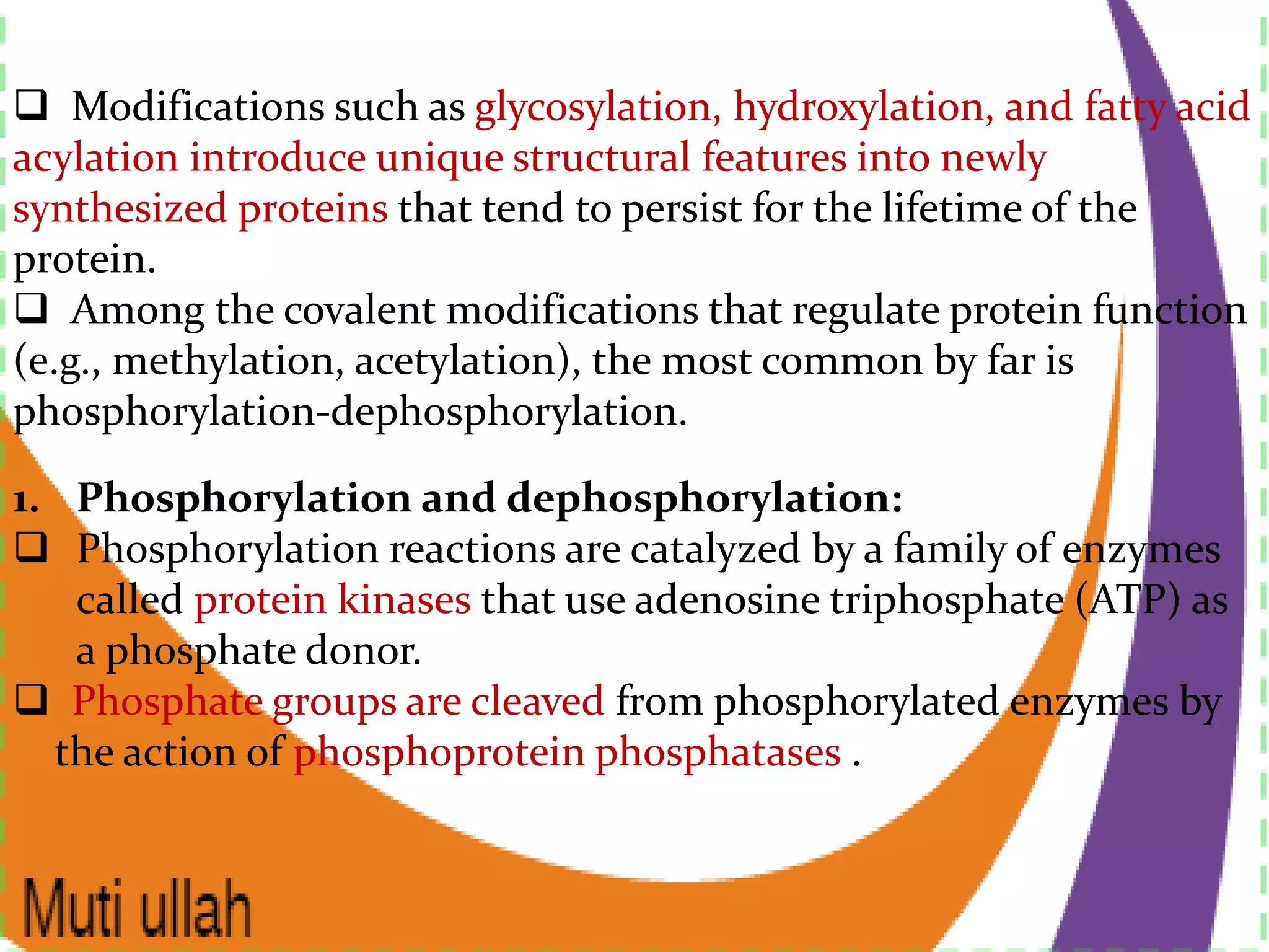 regulation of enzyme activity | PPTX
