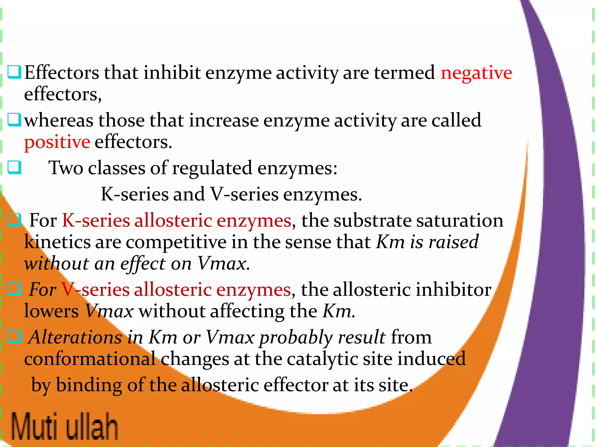 regulation of enzyme activity | PPTX