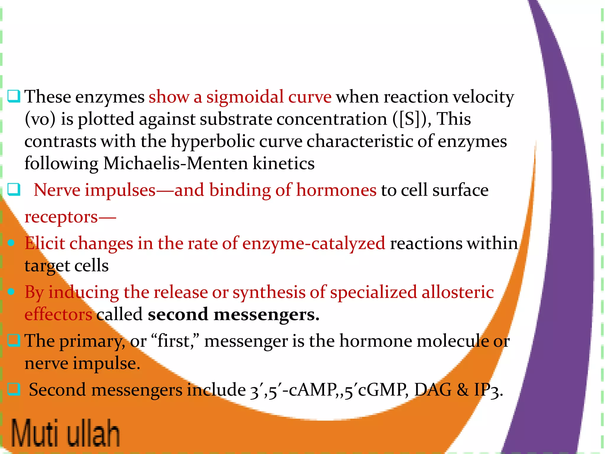 regulation of enzyme activity | PPTX