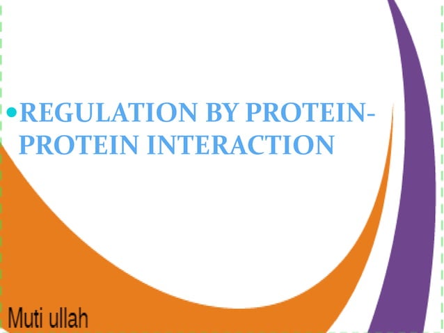 regulation of enzyme activity | PPTX