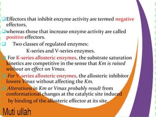 regulation of enzyme activity | PPTX