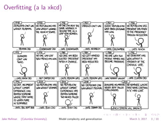 Modeling Social Data, Lecture 7: Model complexity and generalization | PPT