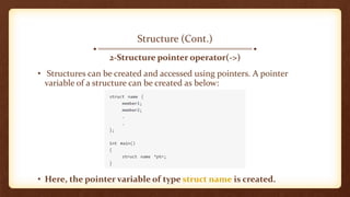 C- language Lecture 7 | PPT