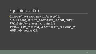 SQL Joins - Oracle SQL Fundamentals | PPT