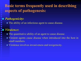 pathogenesis of microbial infections dr. ihsan alsaimary | PPTX