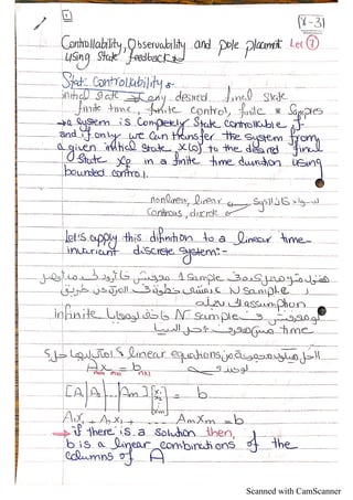 Lecture 7 control | PDF