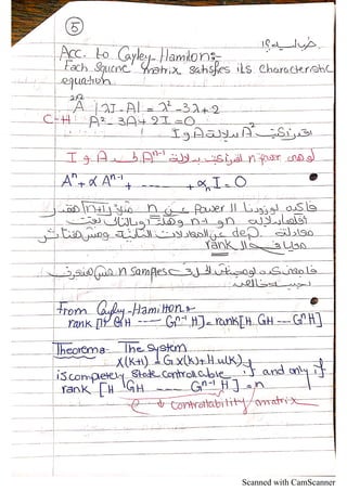 Lecture 7 control | PDF