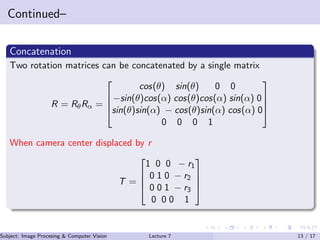 Lecture 7 (Digital Image Processing) | PPT