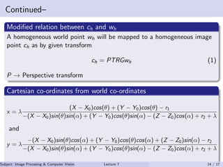 Lecture 7 (Digital Image Processing) | PPT