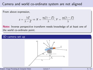 Lecture 7 (Digital Image Processing) | PPT