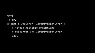 Python Lecture 7 | PPT
