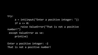 Python Lecture 7 | PPT