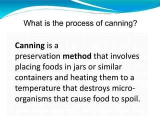 Lecture 7 food preservation | PPTX