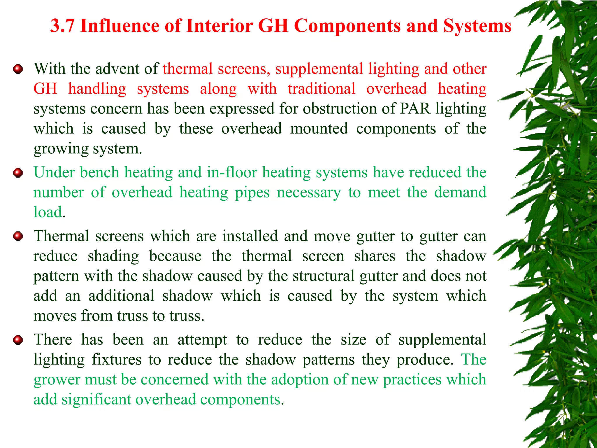 PLANNING AND DESIGN OF GREENHOUSE | PDF