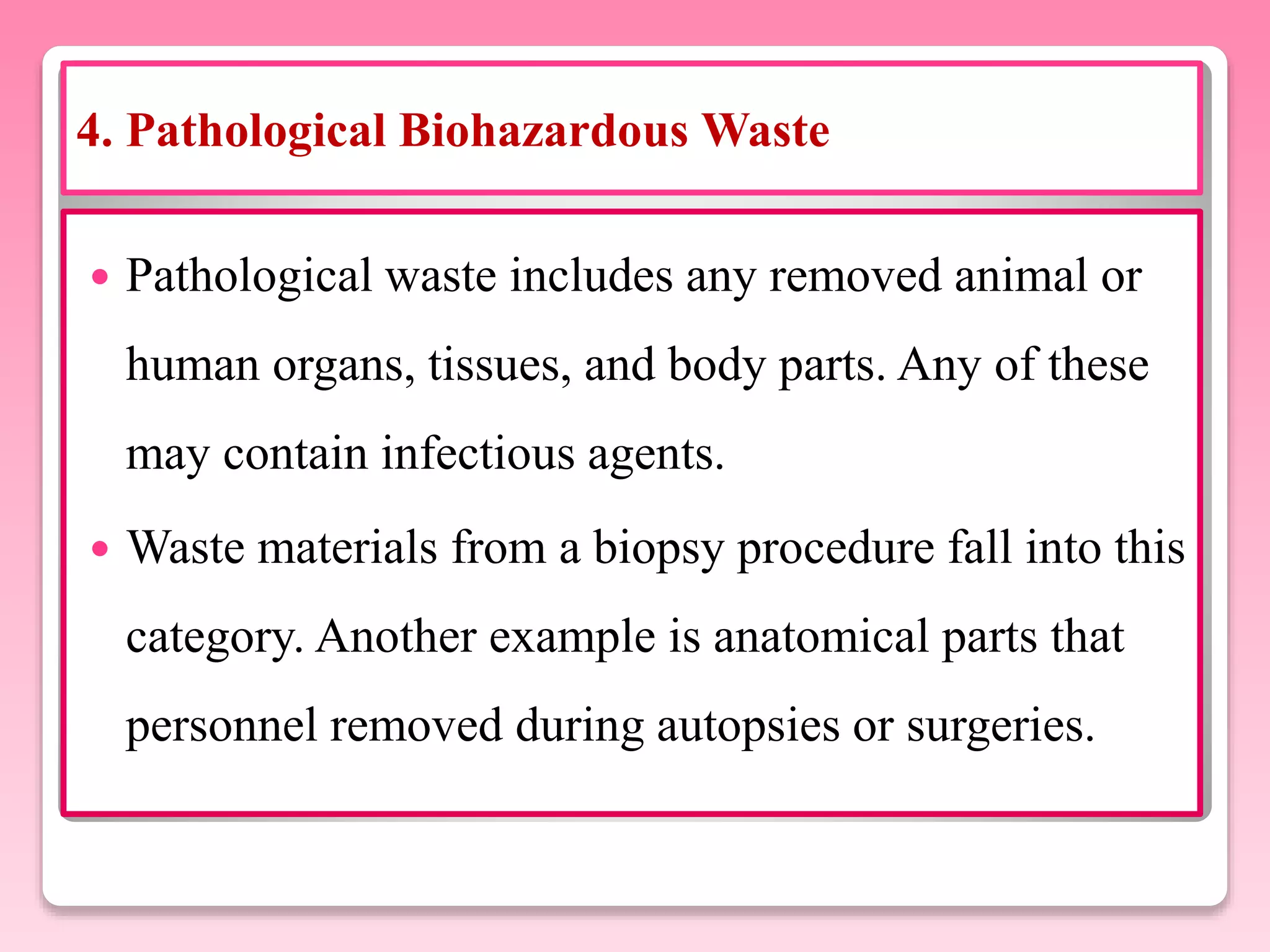 lecture 7.Types of biological wastes | PPTX