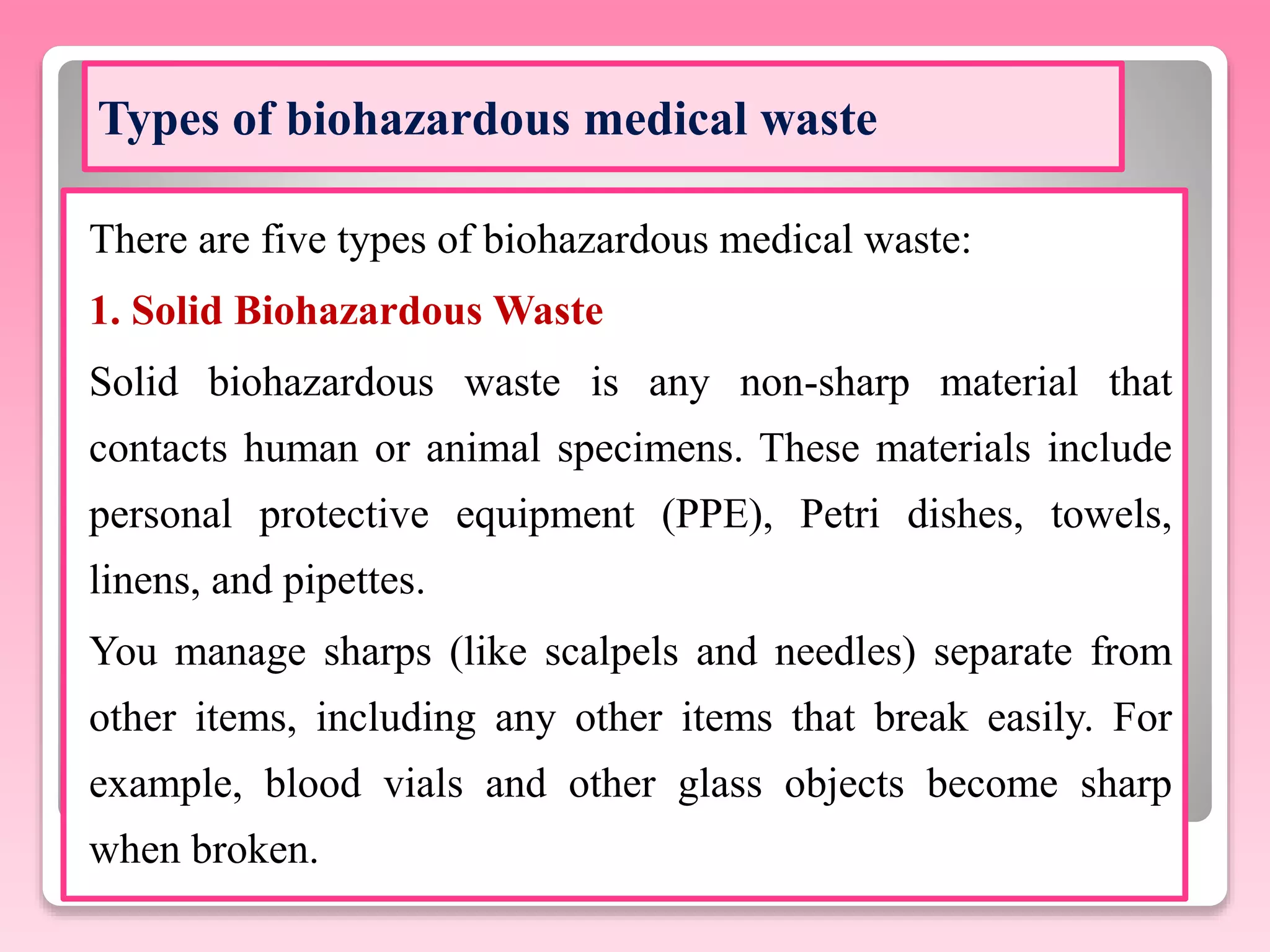 lecture 7.Types of biological wastes | PPTX