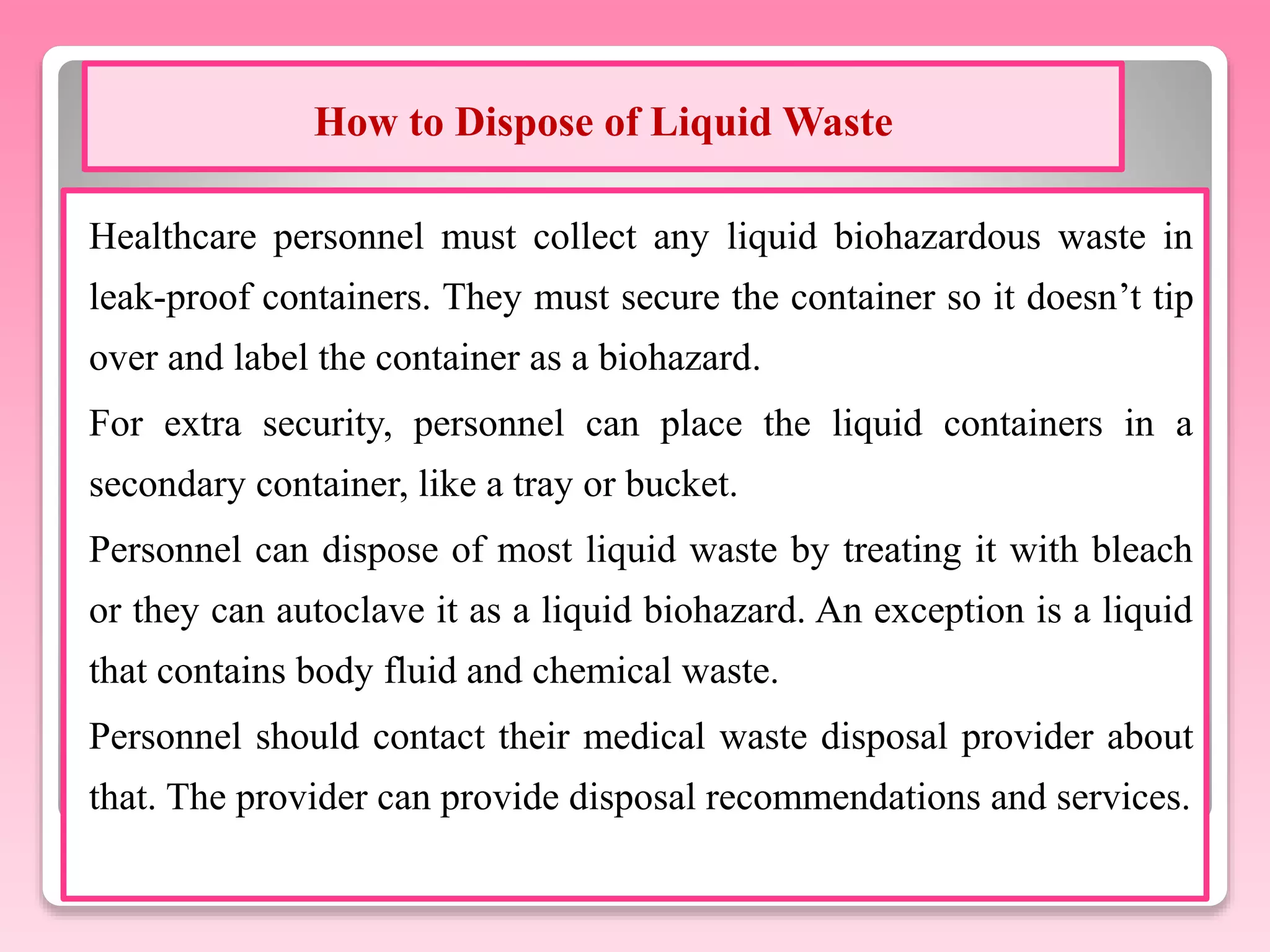 lecture 7.Types of biological wastes | PPTX