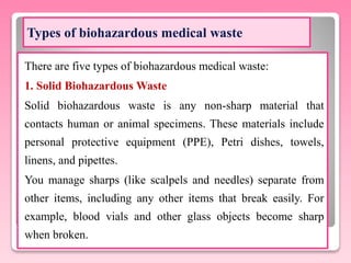 lecture 7.Types of biological wastes | PPTX