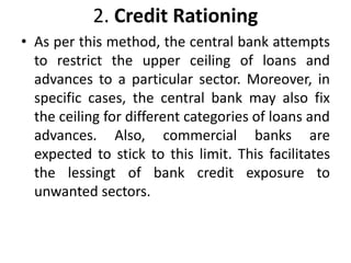 Credit Control and Methods of Credit Control | PPTX