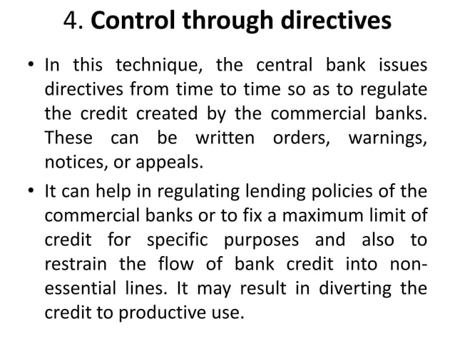 Credit Control and Methods of Credit Control | PPTX | Interest Rates ...