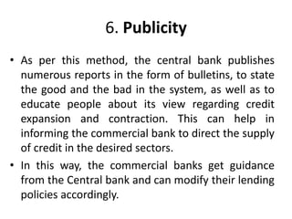 Credit Control and Methods of Credit Control | PPTX