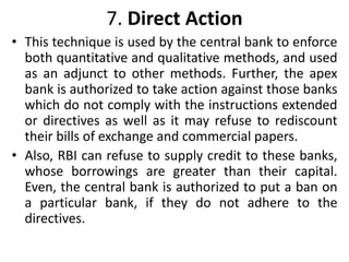 Credit Control and Methods of Credit Control | PPTX