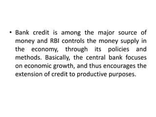 Credit Control and Methods of Credit Control | PPTX