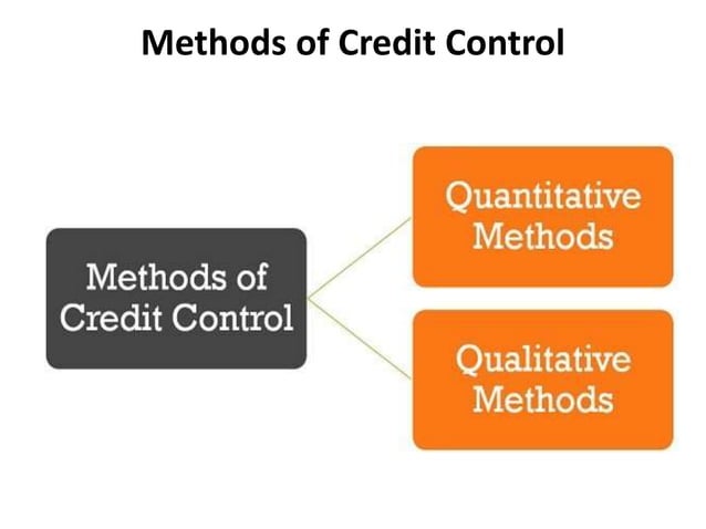 Credit Control and Methods of Credit Control | PPTX | Interest Rates ...