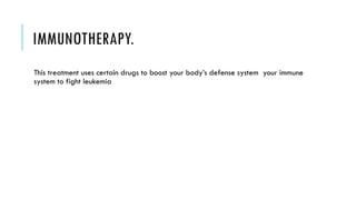 Lecture 7.pptx LEKEMIA PHCL 414 Pharmacotherapy-VIII | PPTX