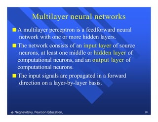 Artificial neural networks: Supervised learning | PPTX